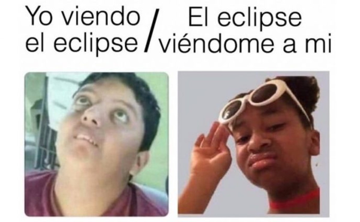 Estos son los mejores memes del eclipse de este lunes 8 de abril